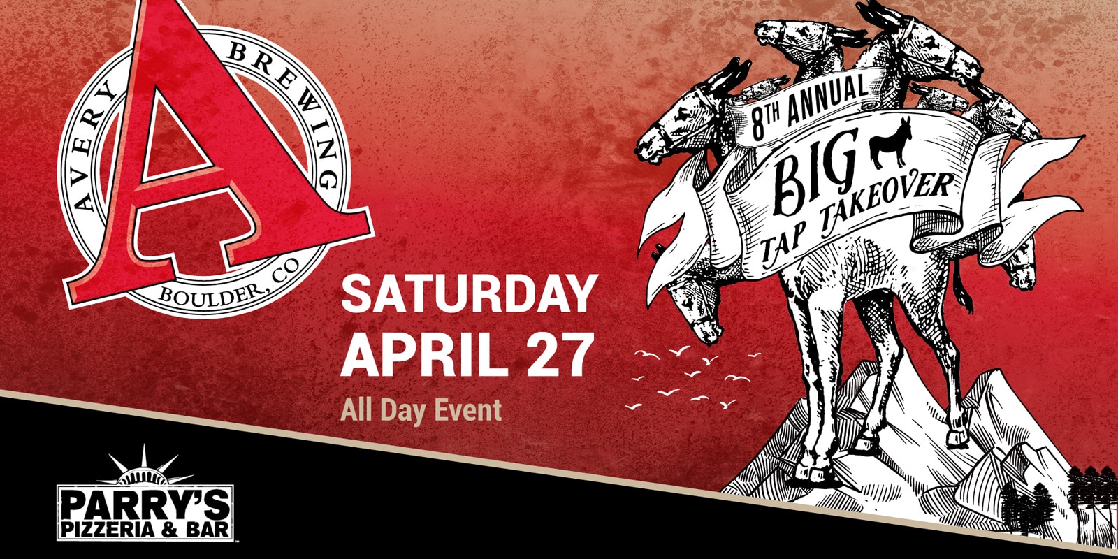 8TH ANNUAL AVERY TAP TAKEOVER - Parry's Pizzeria & Taphouse | Parry's ...