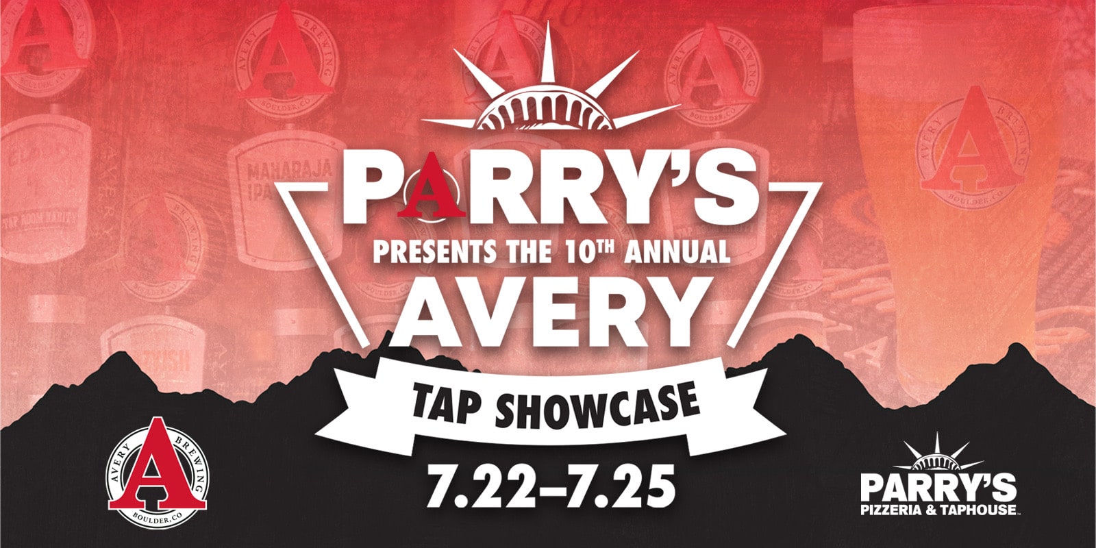 10th Annual Avery Tap Showcase - Parry's Pizzeria & Taphouse | Parry's ...